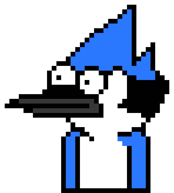 Mordecai Regular Show Drawings