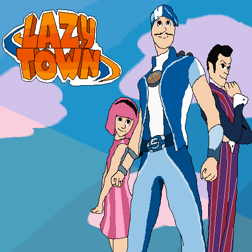 Lazy Town Pixel Art