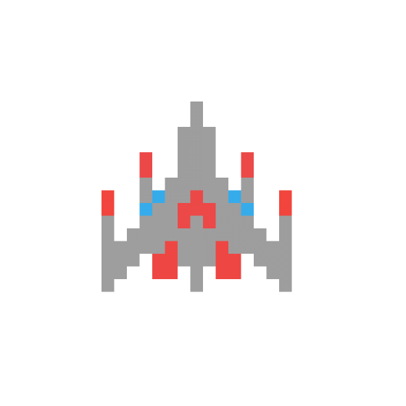 Galaga Ship Gif