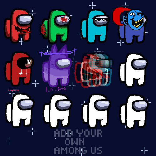 Editing Todoroki Among Us - Free online pixel art drawing tool - Pixilart