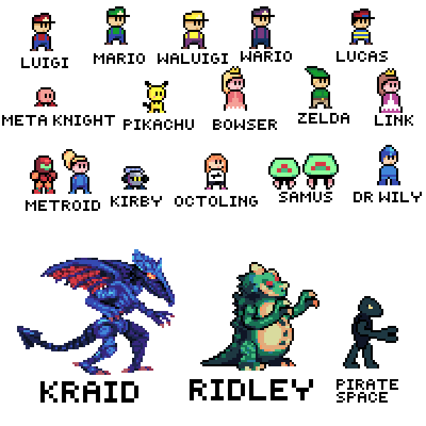 Meta Ridley Sprites