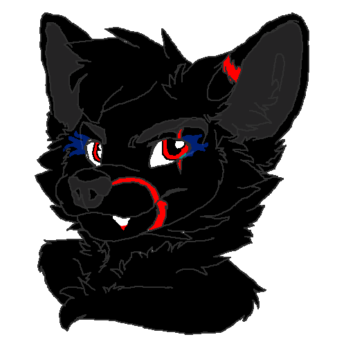 Scarred White Wolf