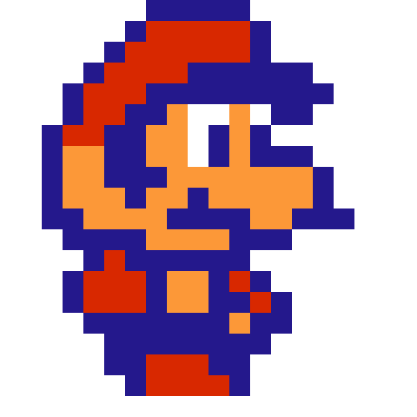 Super Mario Bros. 2 Mario Palette Pixilart