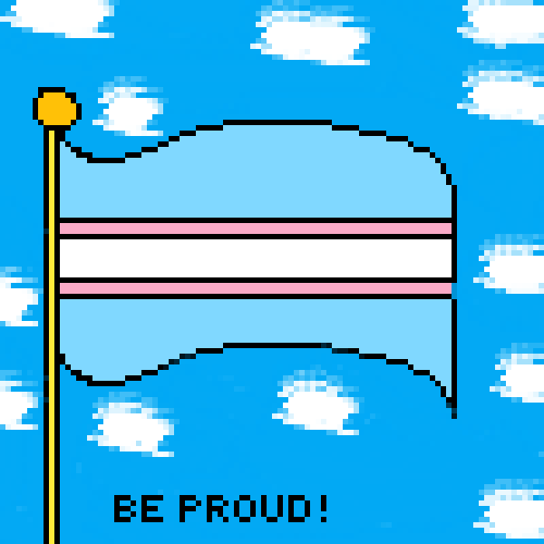 Editing Trans flag - Free online pixel art drawing tool - Pixilart