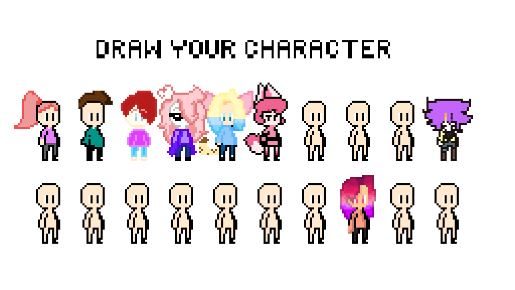 Editing Todoroki Among Us - Free online pixel art drawing tool - Pixilart