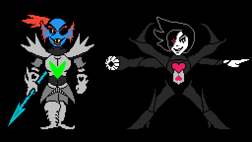 Pixilart - Undertale character Outlines Part 1 by iiHulkGirlii