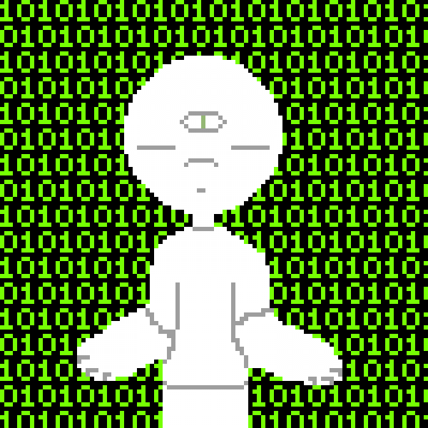 Binary Code Pixel Art Maker