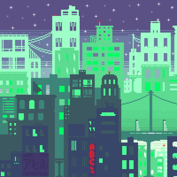 City Pixel Art Tumblr