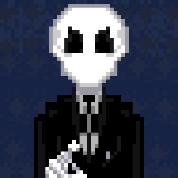 Slender Man Pixel Art