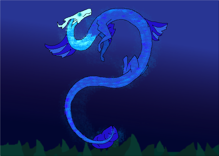 Water Dragon Base Draw Dragon Base #1417777