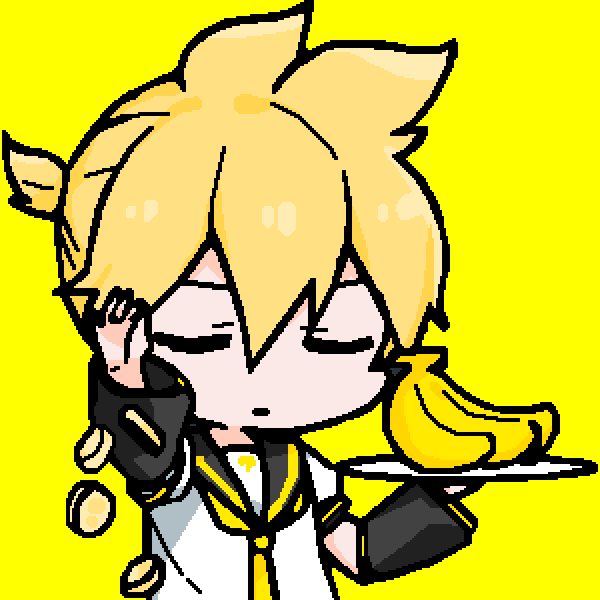 Len Kagamine Chibi Banana