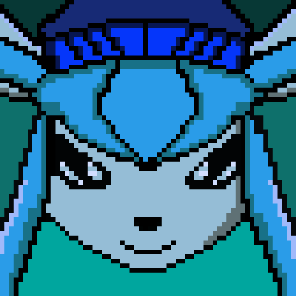 Glaceon Pixel Art