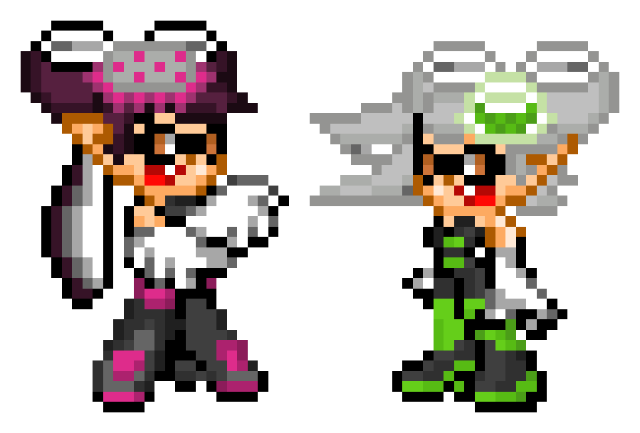 Callie And Marie Pixel Art Callie | Fantendo Game Ideas & More
