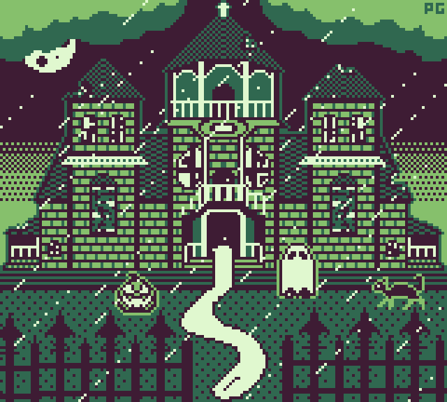 Haunted House Ascii Art