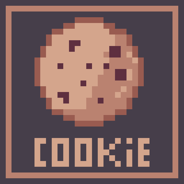 Minecraft Cookie Pixel Art