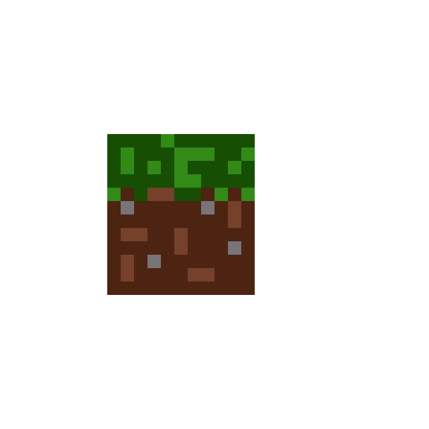 Minecraft Grass Block Logo