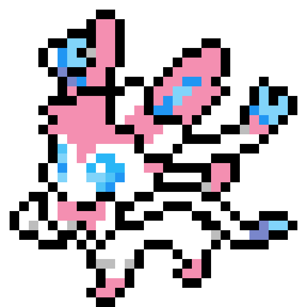 Sylveon Pixel Art