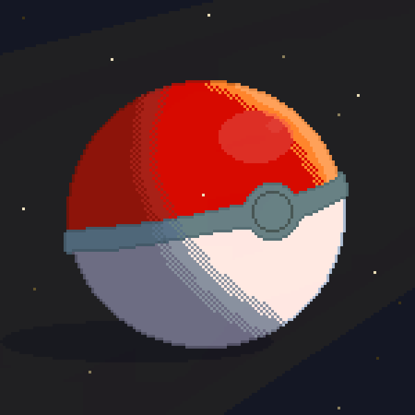 Pixel Pokeball Capturing