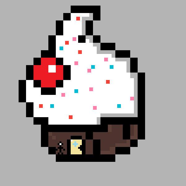 Minecraft Cupcake Pixel Art Cupcake Pixel Art Vectors & Illustrations