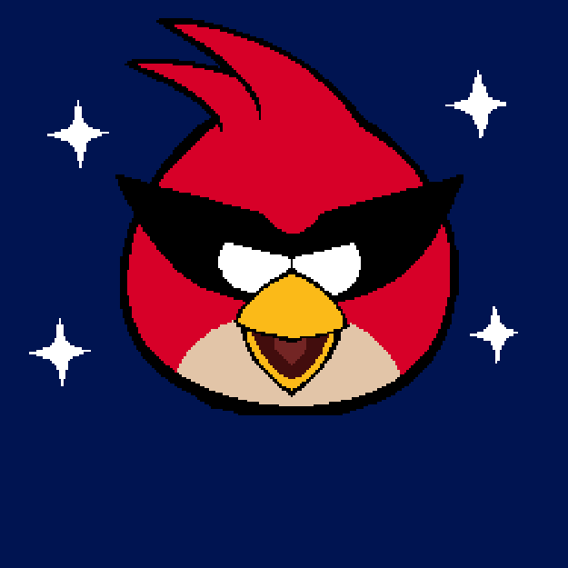 Angry Birds Space Red Bird Drawing