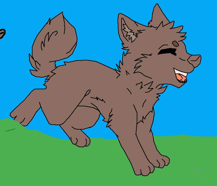 Animated Wolf Pup