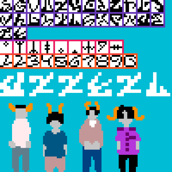 Homestuck Pixel Font