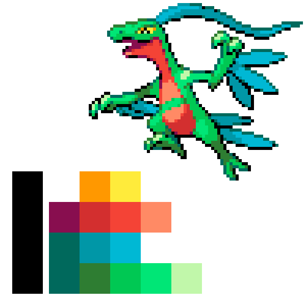 Grovyle Sprite Sheet