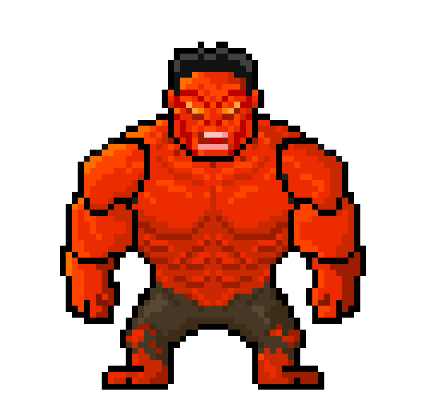 Red Hulk Drawings