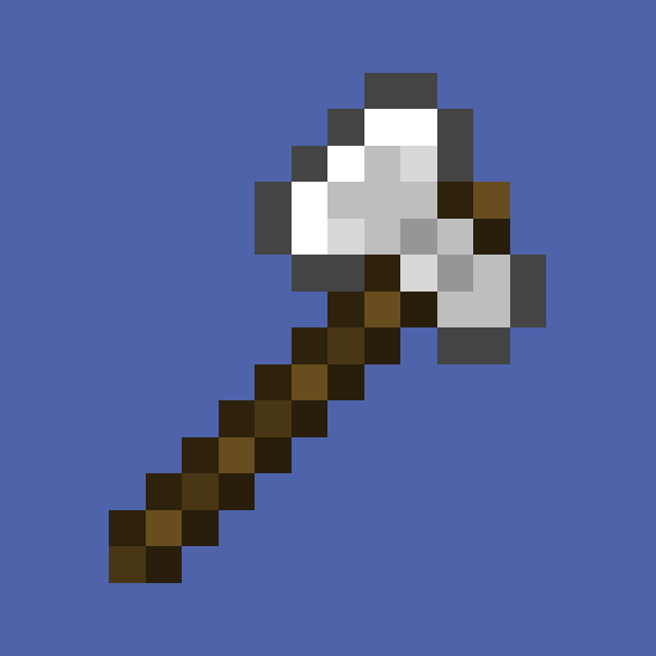 Iron Axe Minecraft I Also Made An Iron Axe : R/Minecraft
