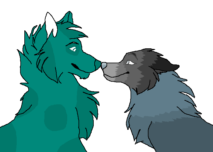 Anime Wolves In Love