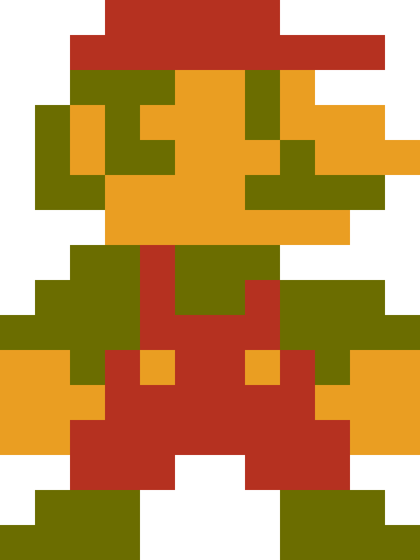 Super Mario Bros. 1 Mario Palette Pixilart