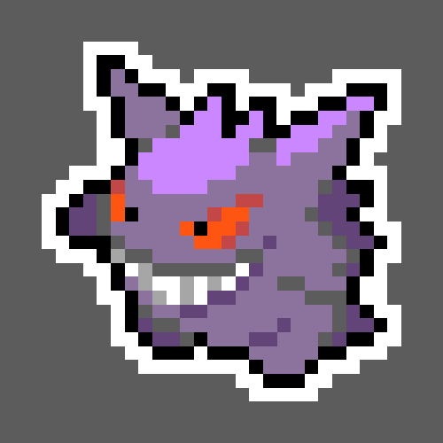 Shiny Gengar Sprite
