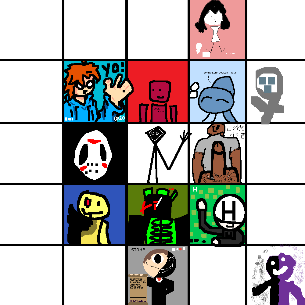 Creepypasta Characters And Names Five Nights At Freddy's Realm Art,