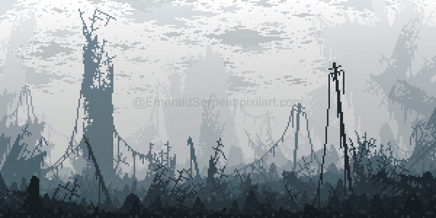 Pixilart - The Frostlands by EmeraldSerpent