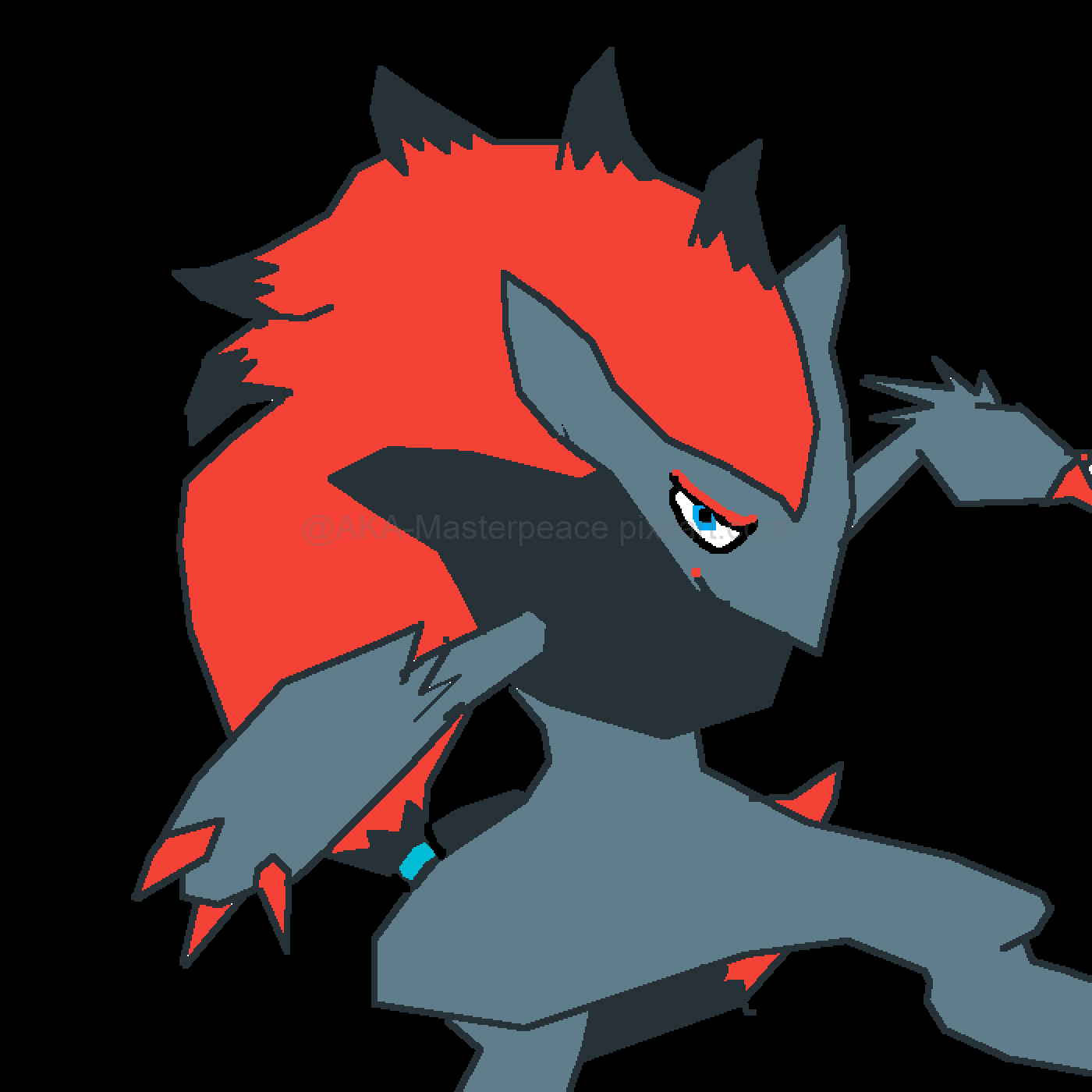 Pixilart - Zoroark by AKA-Masterpeace