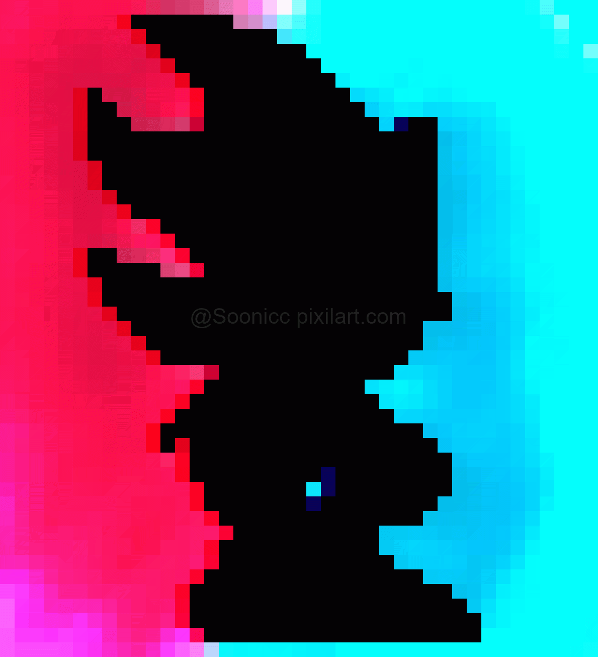 Pixilart - Super Sonic Glitch by Soonicc