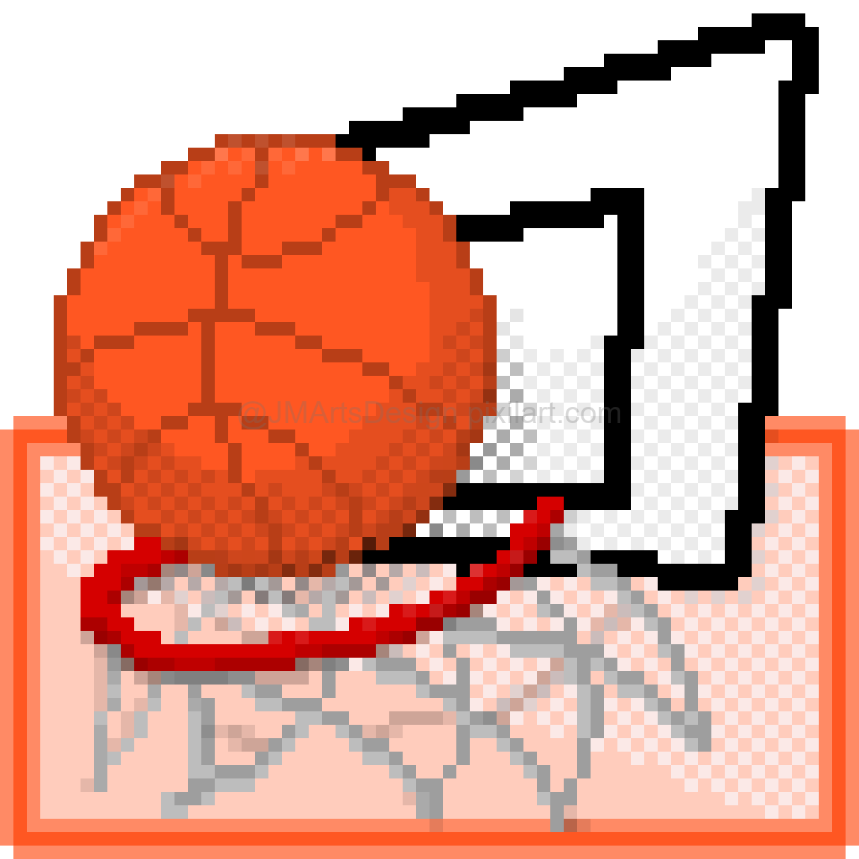 Pixilart - Basketball by JMArtsDesign