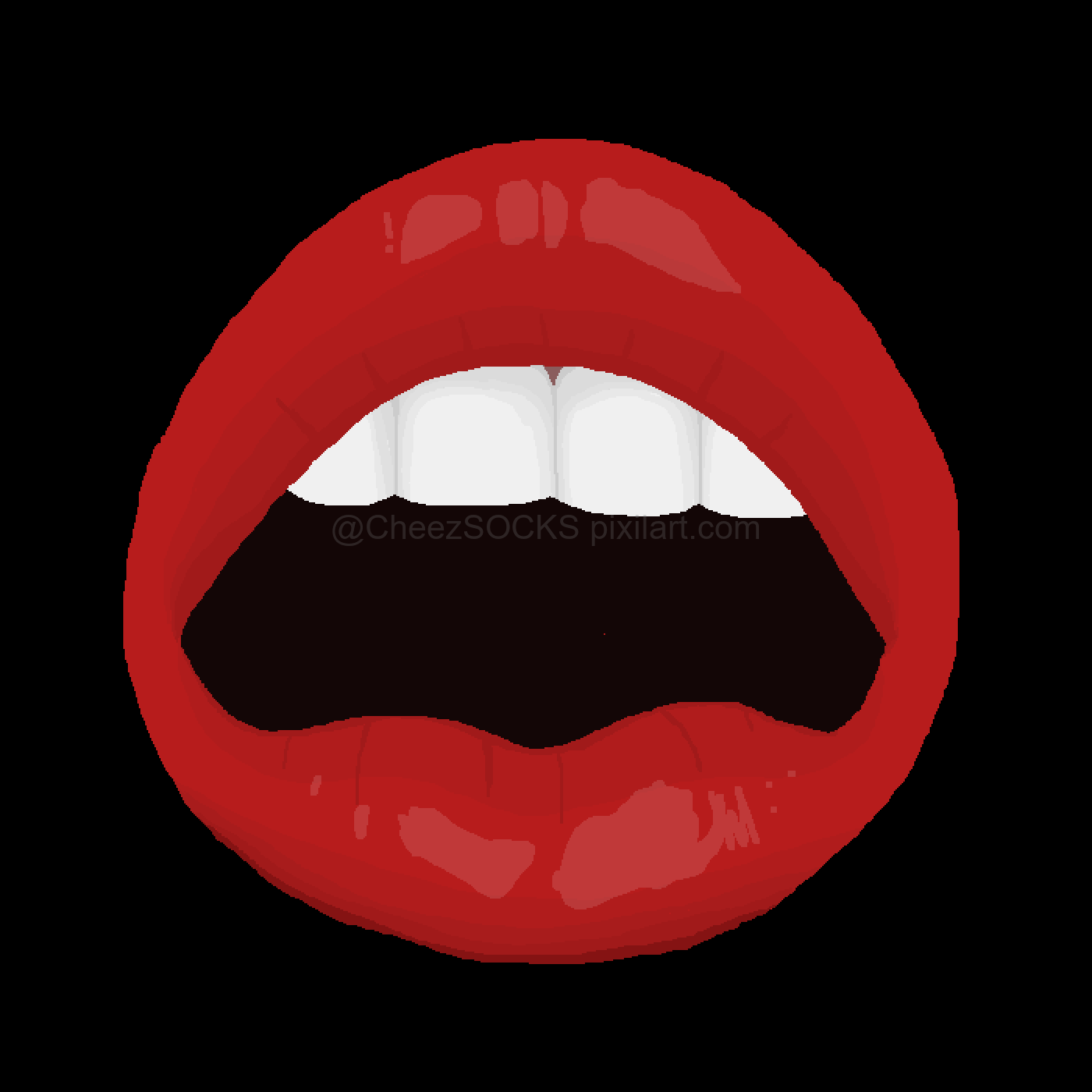 Pixilart - Mouth by CheezSOCKS