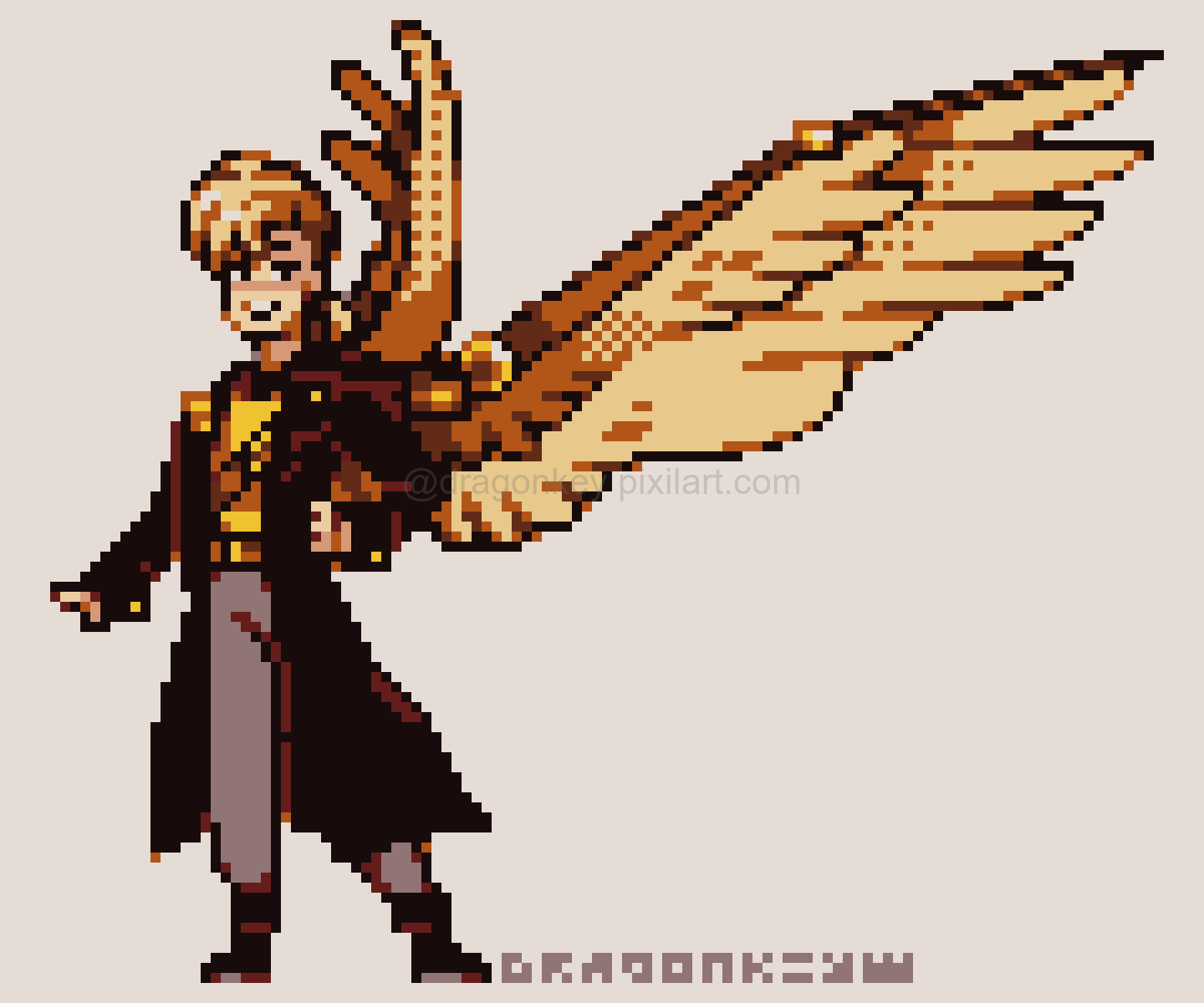 Pixilart - Avery Sprite by dragonkey