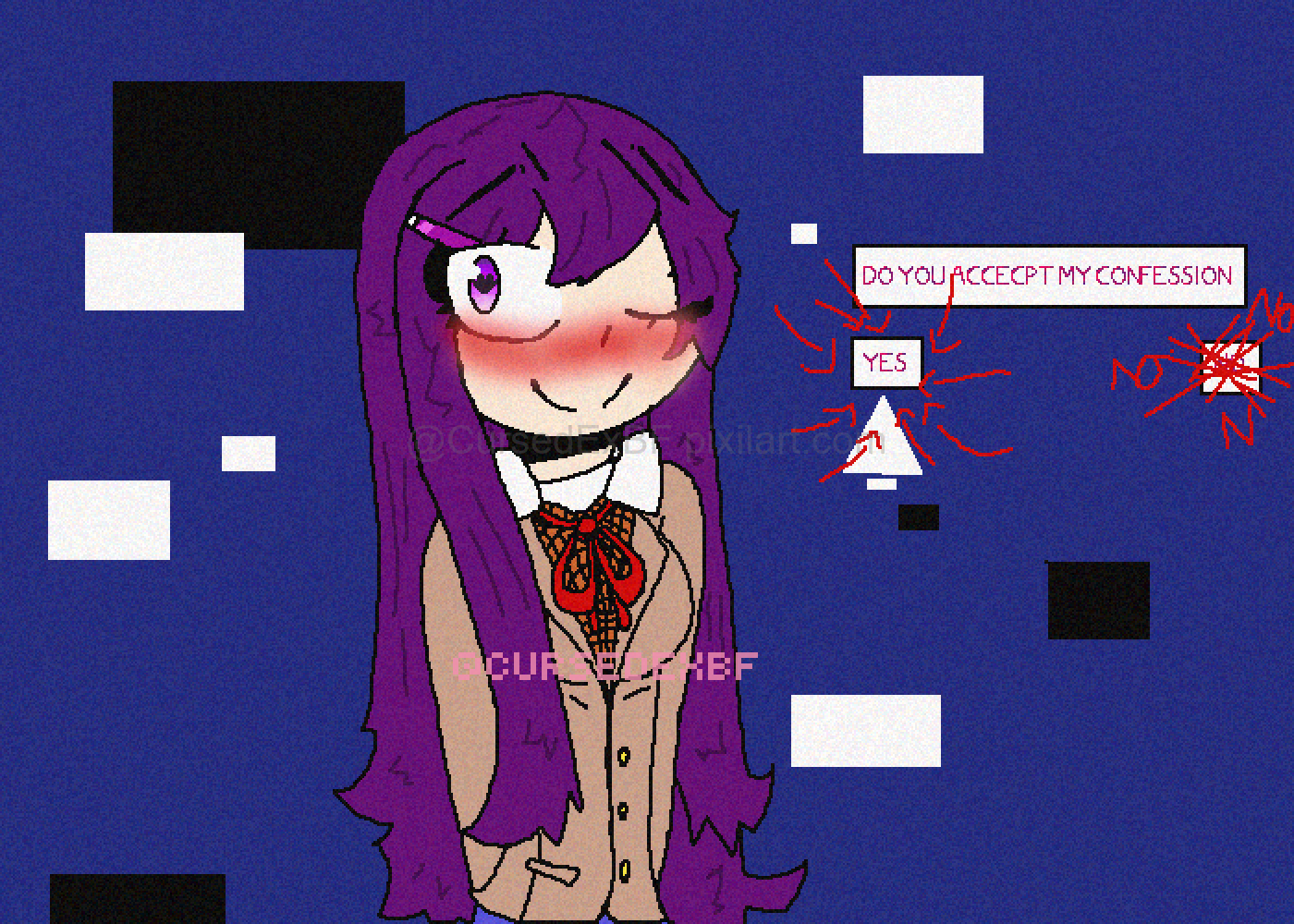 Pixilart - Yuri by CursedExBF