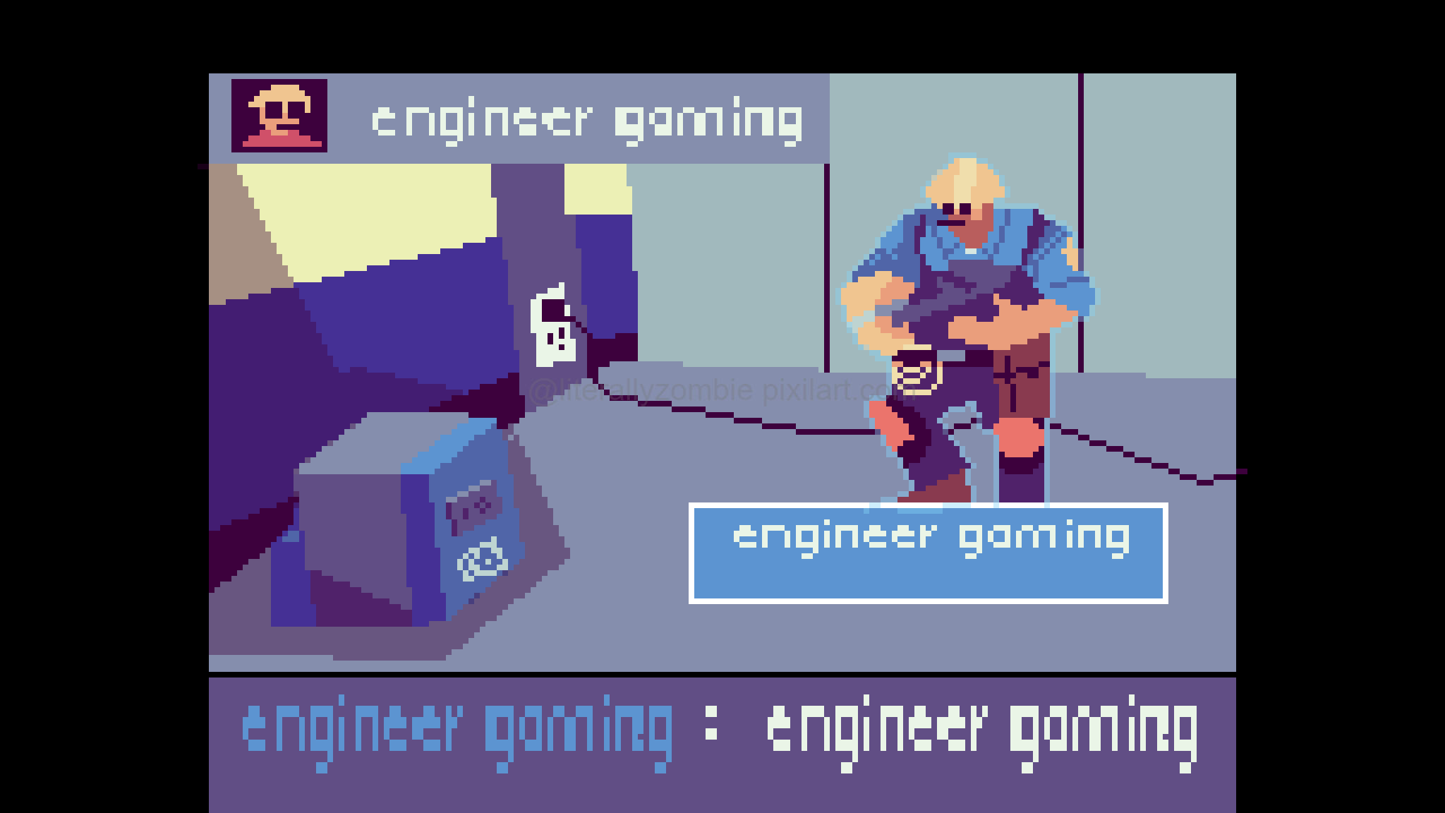 Pixilart - engineer gameing by literallyzombie