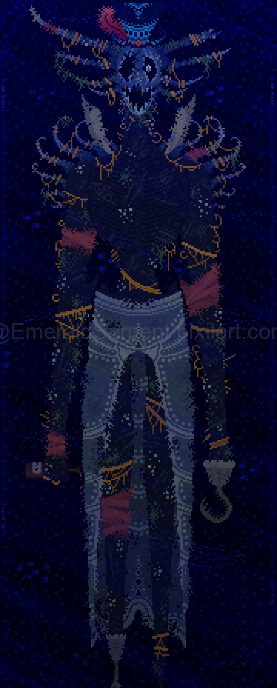 Pixilart - The Oni of the Seven Seas by EmeraldSerpent