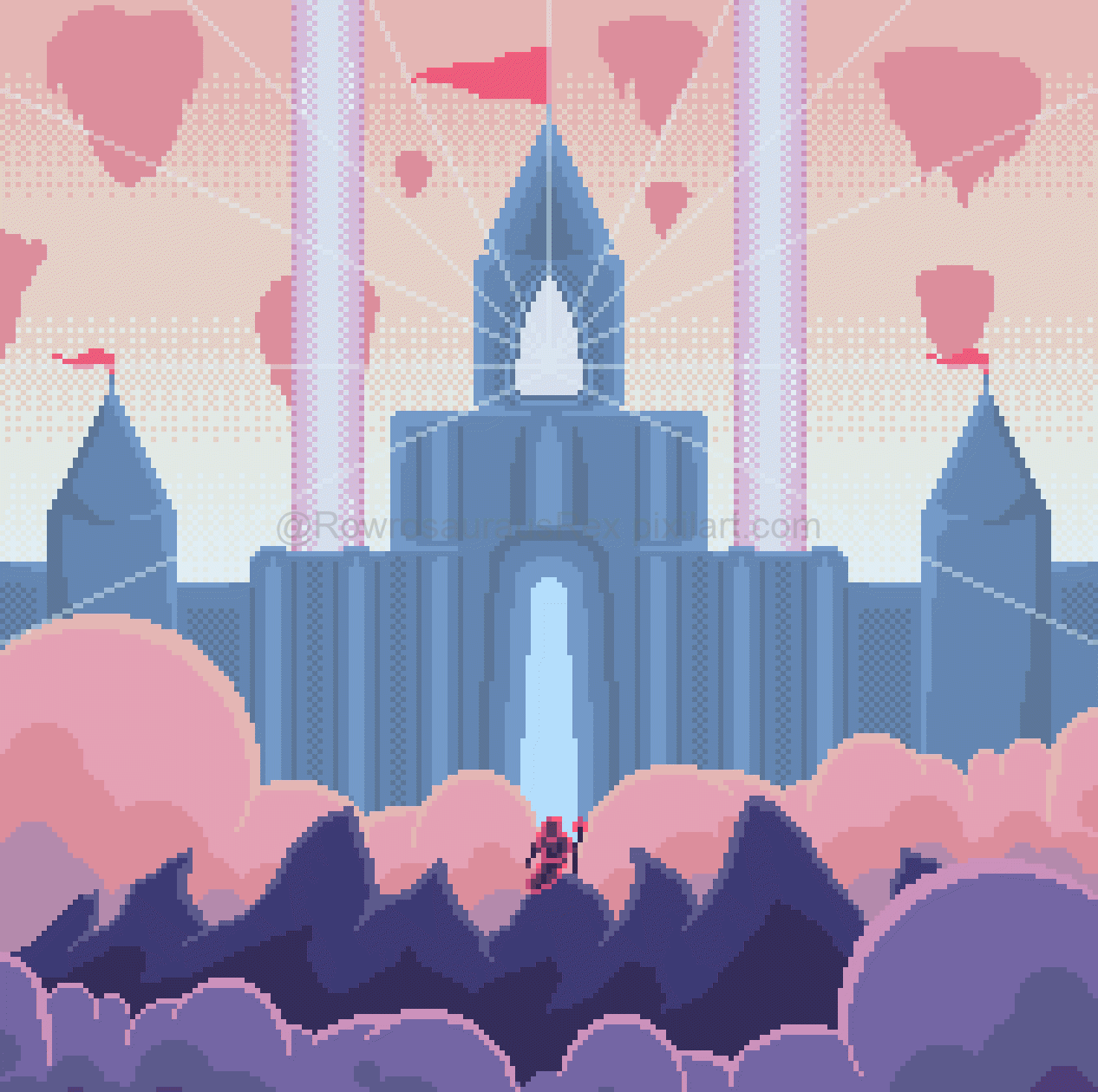 Pixilart - Castle in the Clouds by RowrosaurausRex