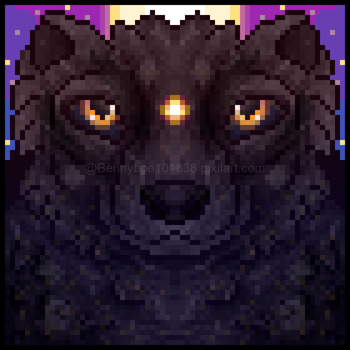 Pixilart - The Moon Wolf by Bennyboo101838