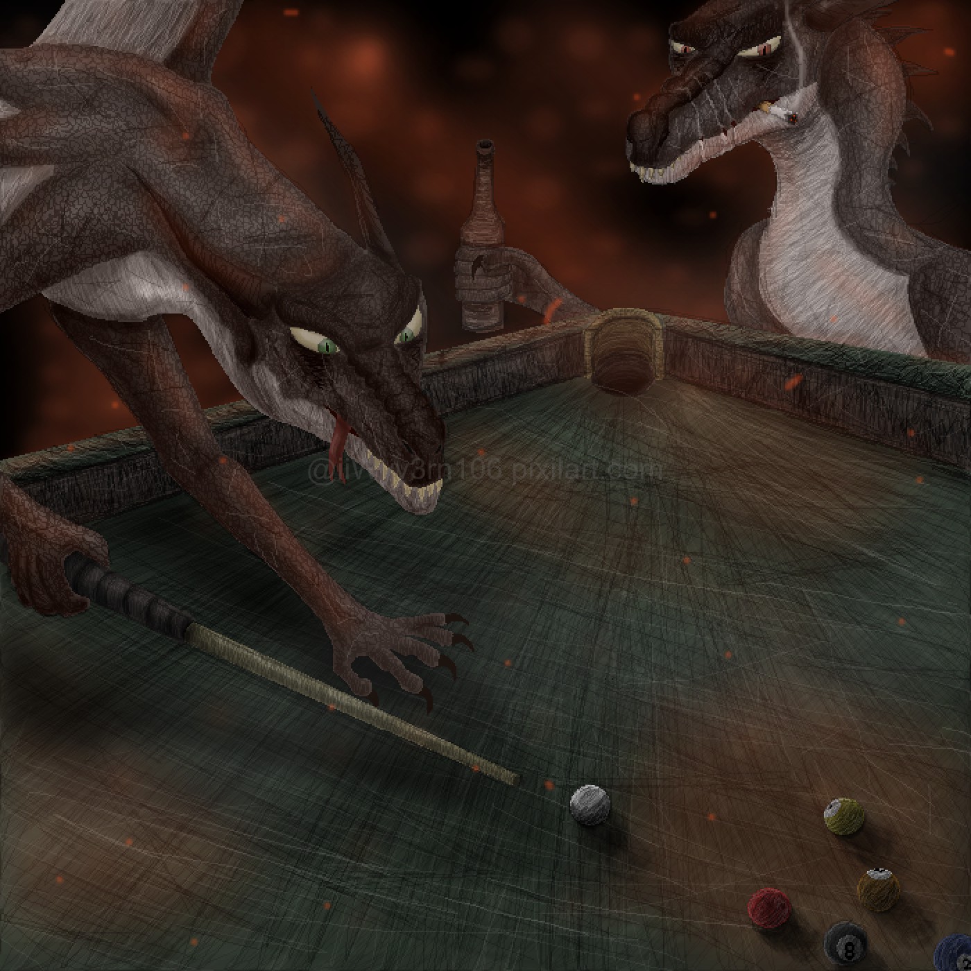 Pixilart - Pool by iiWyv3rn106