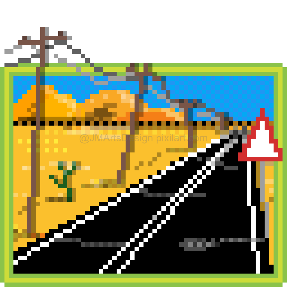 Pixilart - Power Lines by JMArtsDesign