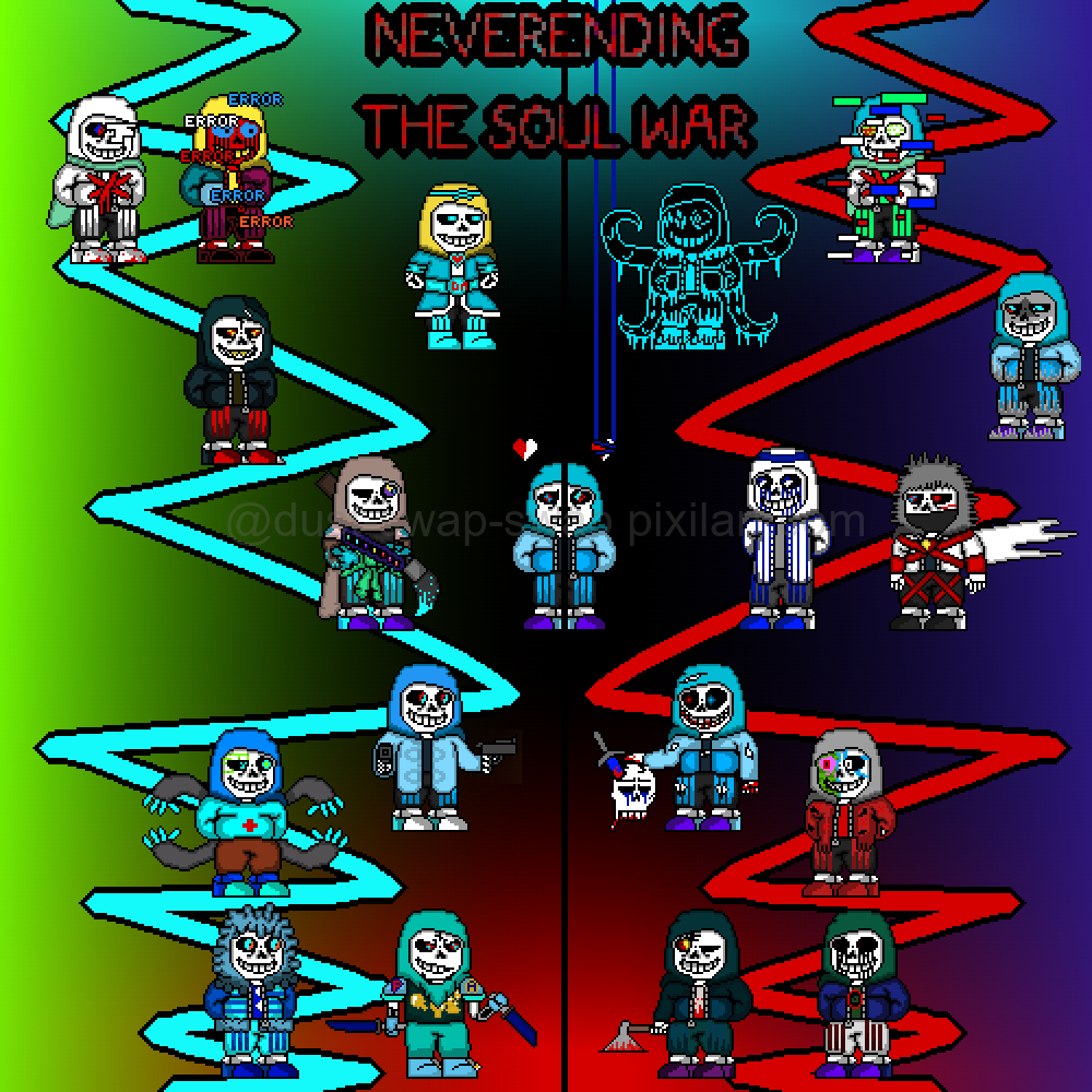 Pixilart - THE SOUL WAR by dust-swap-swap