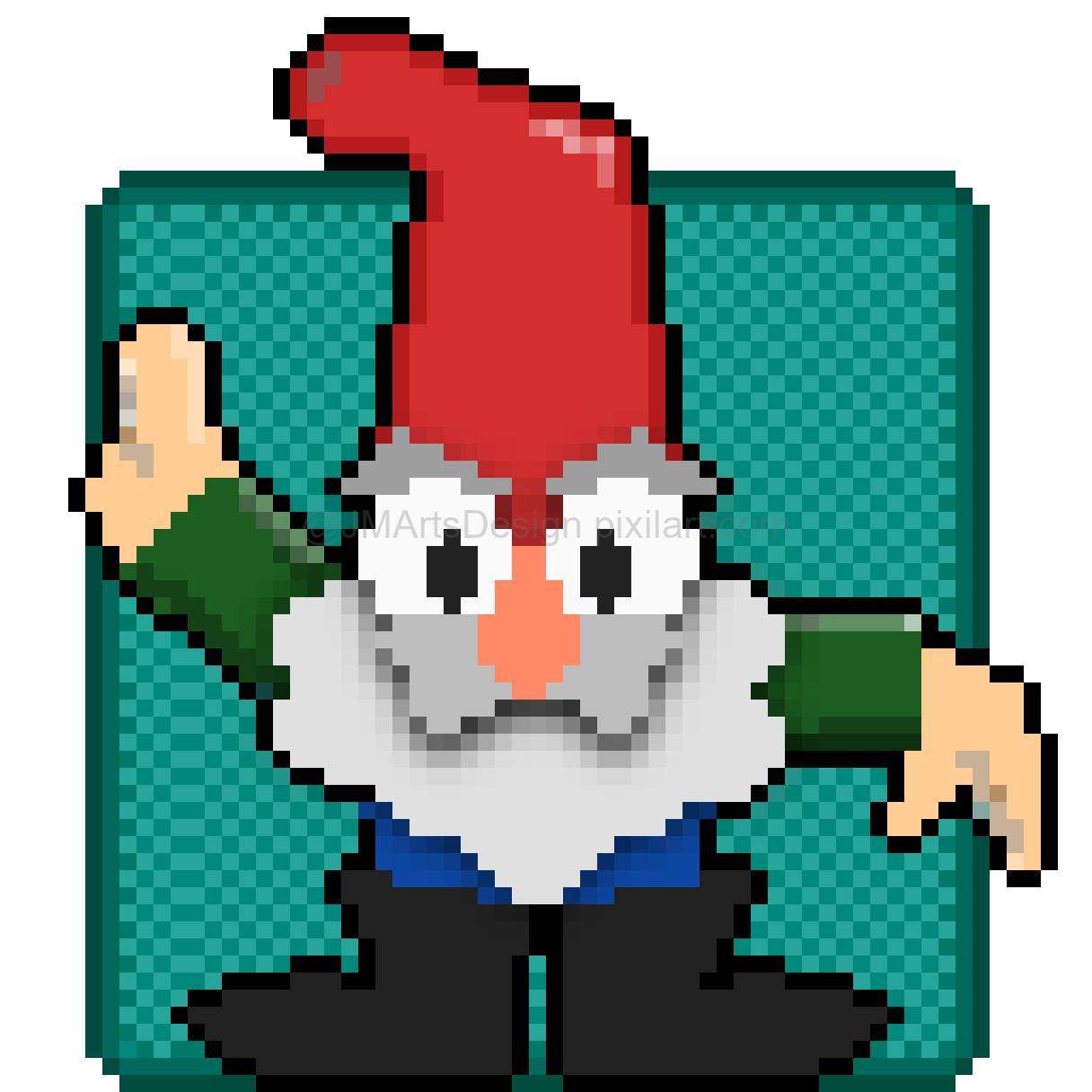 Pixilart - GNOME by JMArtsDesign