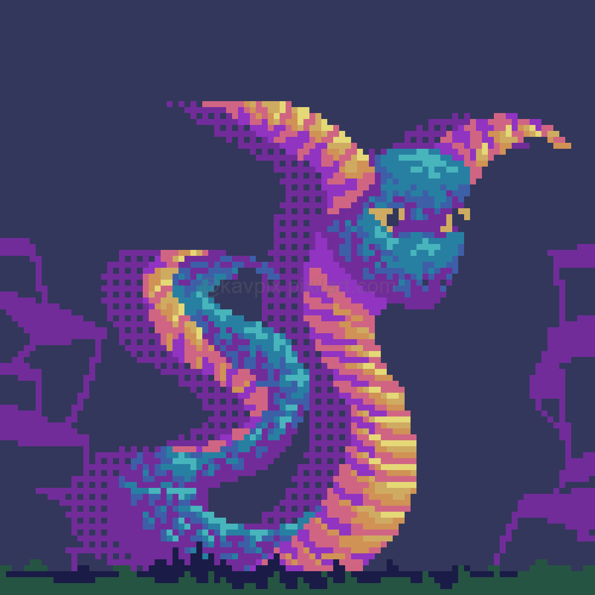 Pixilart - snek by kavpix