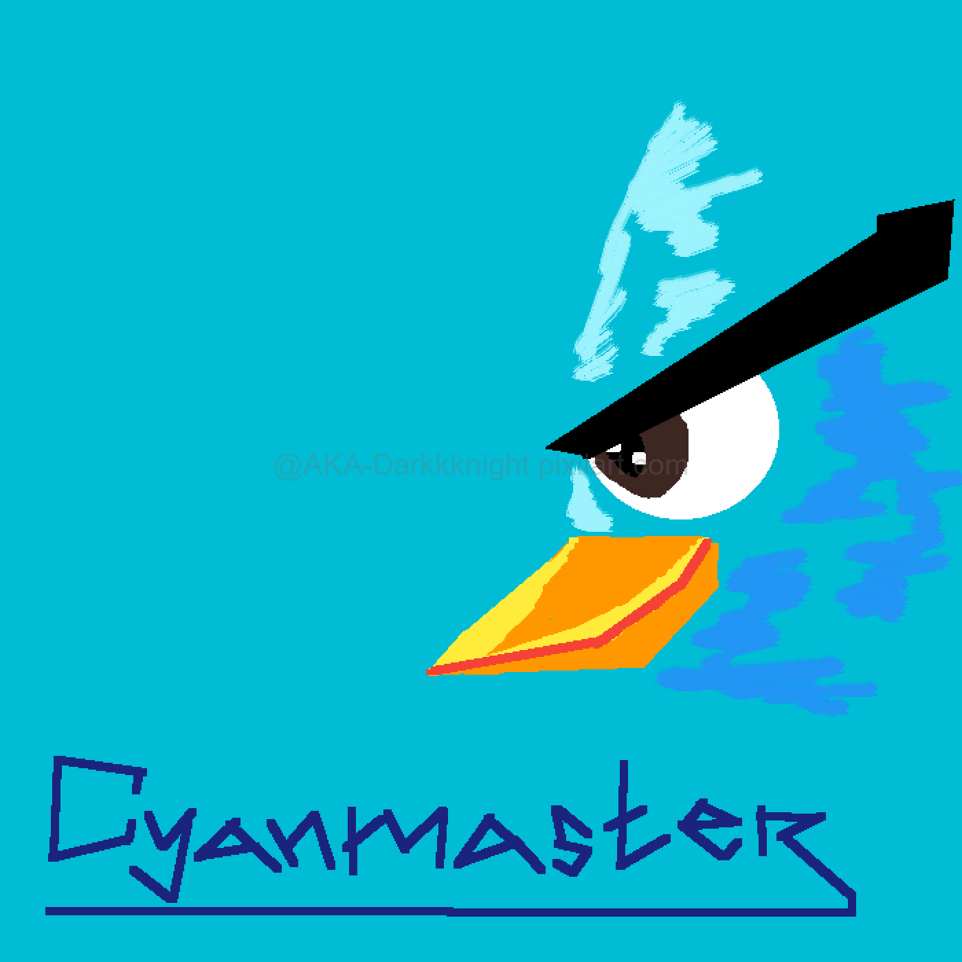 Pixilart - Cyanmaster by AKA-Darkknight